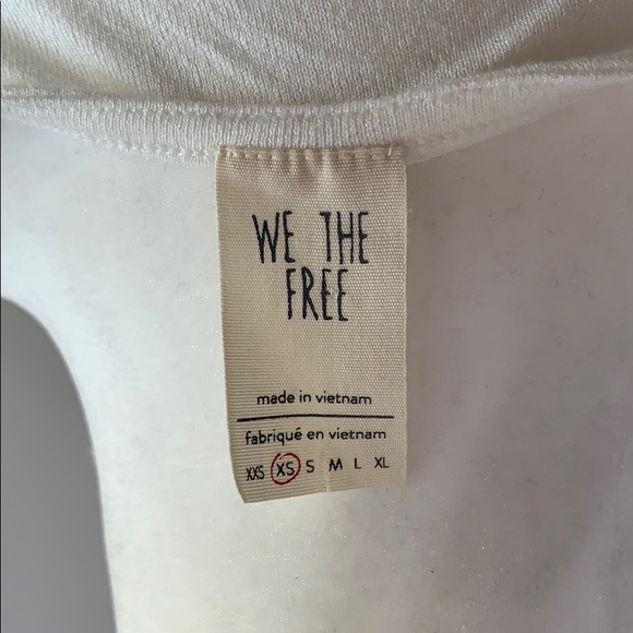 Free People | Tops | We The Free People White Shirt W Bulb Sleeves Xs ...